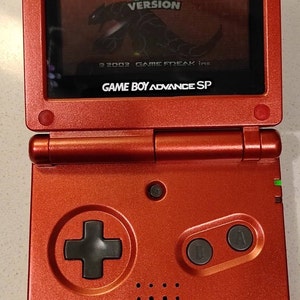 Gameboy Advance SP Solid Black Color AGS IPS Screen Mod With - Etsy