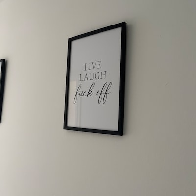 Happy Friday Wall Decor Funny Home Print Office Art - Etsy