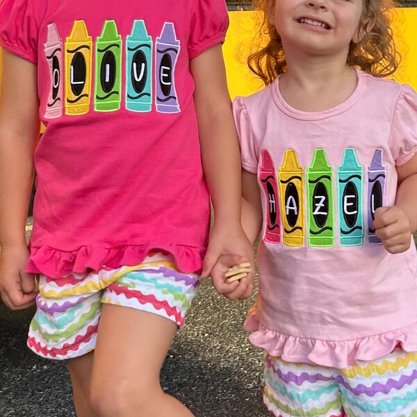 Rainbow Name Big Sister Monogram Shirt Personalized Vintage Raggy ...