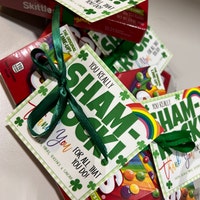 St. Patrick's Day Shamrock Gift Tags, You Sham-rock Thank You, Employee ...