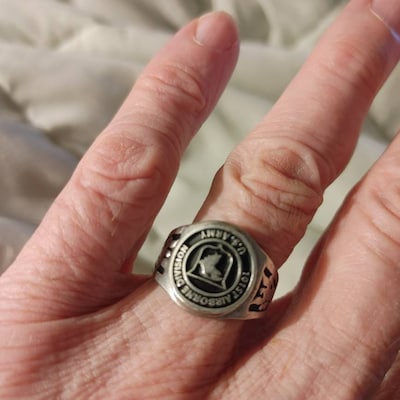 101st Airborne Division Insignia Ring Screaming Eagles Airborne Ring US ...