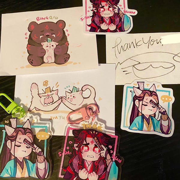 Charms 3 X 2 Introvert / Extrovert Chibis - Etsy