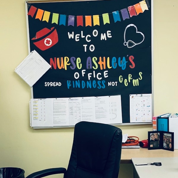 School Nurse Bulletin Board Kit - Etsy