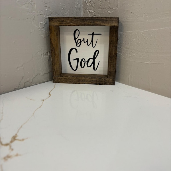 But God Wooden Sign - Christian Wall Decor - Etsy