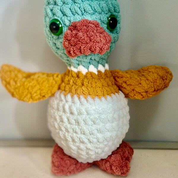 Margo Mallard Duck CROCHET PATTERN, Amigurumi Crochet Pattern, PDF ...