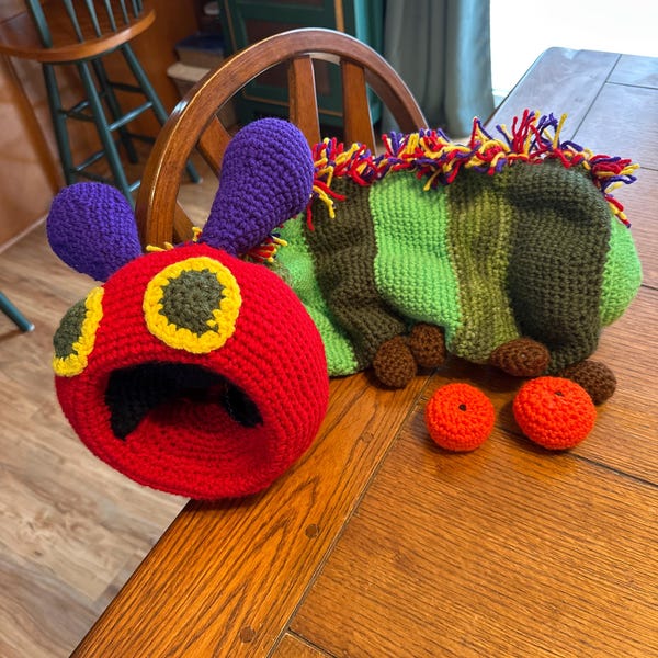 The Hungry Caterpillar, Butterfly & Cocoon Digital Crochet Pattern - Etsy