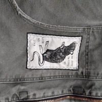 Handmade Rat Patch - Rat Patch - Rat Accessories - Animal Patches ...