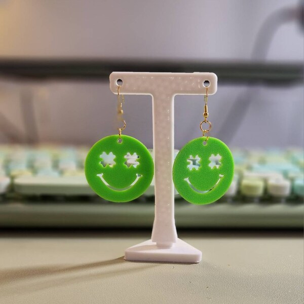 10 Earring STL Files, Teardrop Earring 3D Print Models, Dangle Earring ...