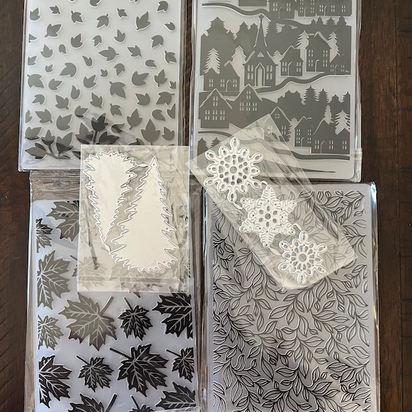 Pine Trees Metal Cutting Dies - Christmas Tree Crafting Dies - Holiday ...