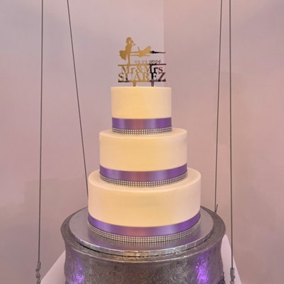 Firefighter Wedding Cake Topper, Fire Truck and Couple Topper, Fireman ...