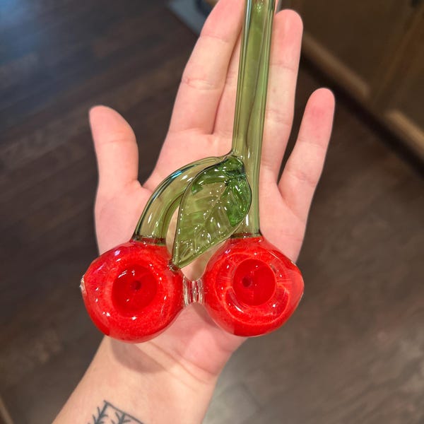 Pipe Peach Pipe Glass Hand Pipe Pink Peach Pipes Unique Handmade Pipe ...