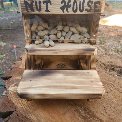 The Original Squirrel Nut House Feeder - Etsy