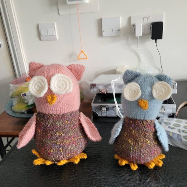 Owl Family Knitting Pattern Knitted Owls PDF Owls Soft Toy Owls Baby ...