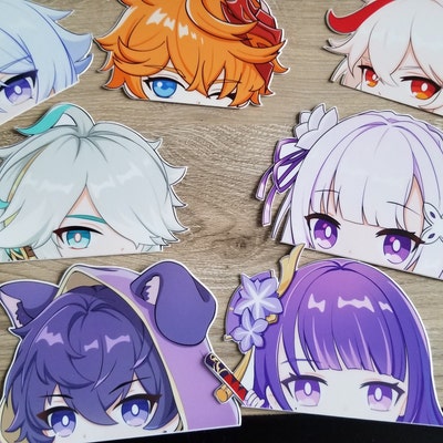 Alhaitham Peeker Holographic Sticker Genshin Stickers Genshin Impact ...