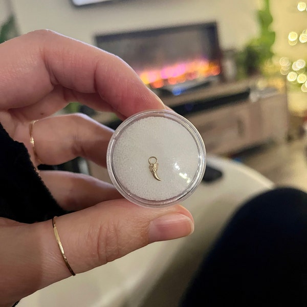 14K Solid Yellow, Rose, White Gold Gift Bow Piercing, Body Jewelry, 25g ...