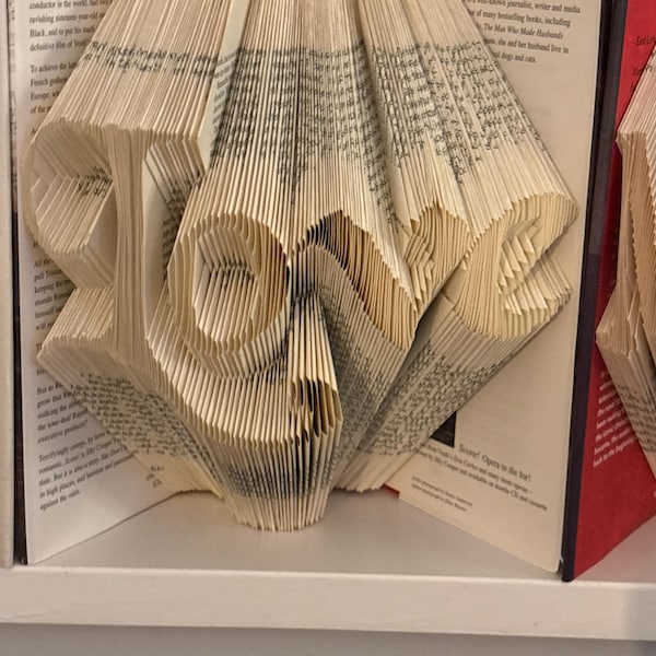 Book Folding ALPHABET 7 - Big Fancy Font - Book Folding Patterns ...