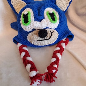 Pattern for Crochet Sonic the Hedgehog Inspired Character Hat PDF ...