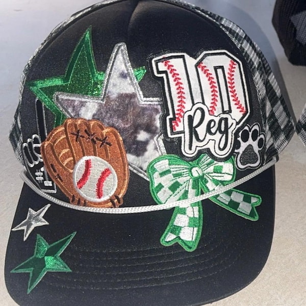 Personalized Baseball Name Patches, Custom Embroidered Baseball Number Patches Iron On/sew on ...