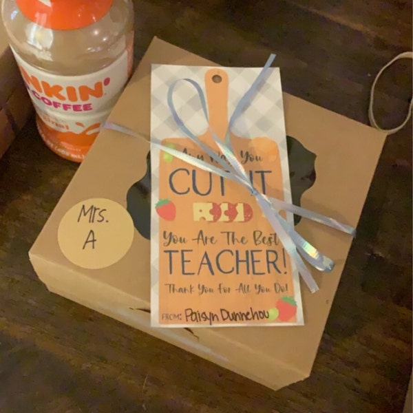 Printable Any Way You CUT IT, You Are the Best TEACHER! Cutting Board ...