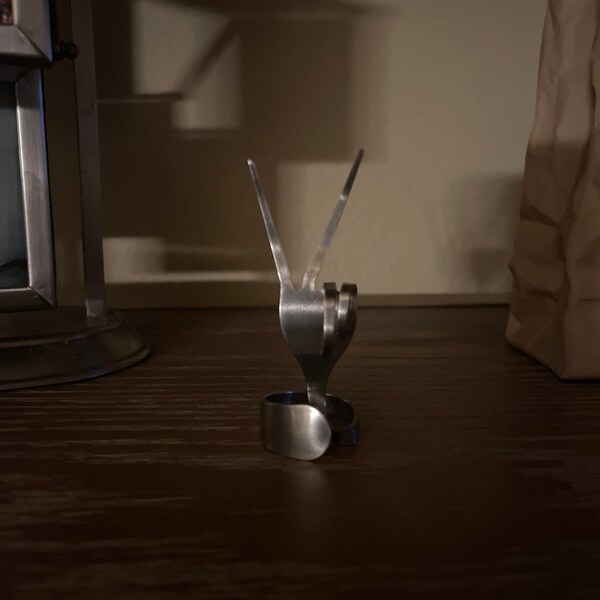 Fork Art Silverware Peace Sign Sculpture - Etsy