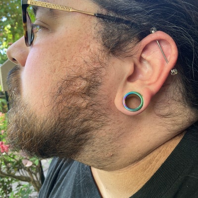 Steel Septum Stretching Kit choose 3 Sizes pincher Taper Horseshoe Nose ...