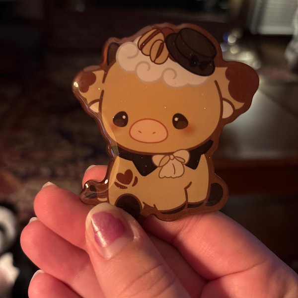 Ice Cream Cow Sticker Set Ver 2, Cute Cow Sticker Bundle, Rainbow Cow ...