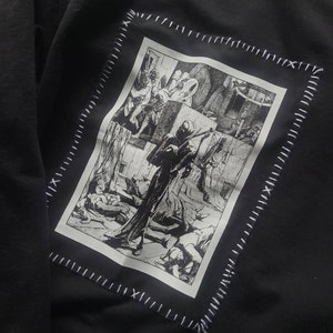 Guillotine/occult Patch/ Long Sew on Patch/ Back Patch/ Occultism ...