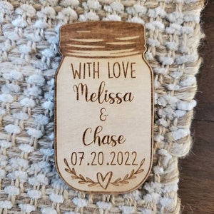 Rustic Wooden Table Number Tag // Farmhouse Style // Wedding - Etsy