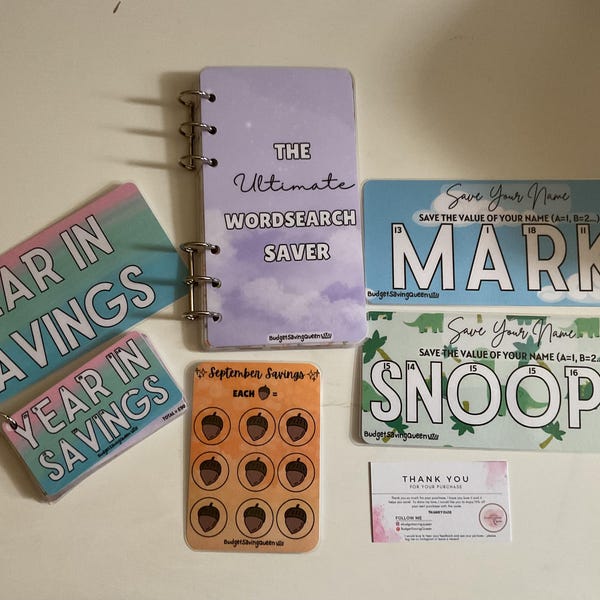 Snakes and Ladders Saving Game, Savings Challenge Game, Cash Stuffing ...