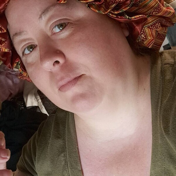 PDF Sewing Pattern for Bonnet / Satin Hair Sleeping Hat / Sleep Cap ...