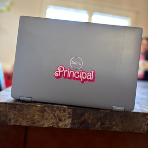 Principal Vinyl Sticker: Back to School Gift for Administrator - Etsy
