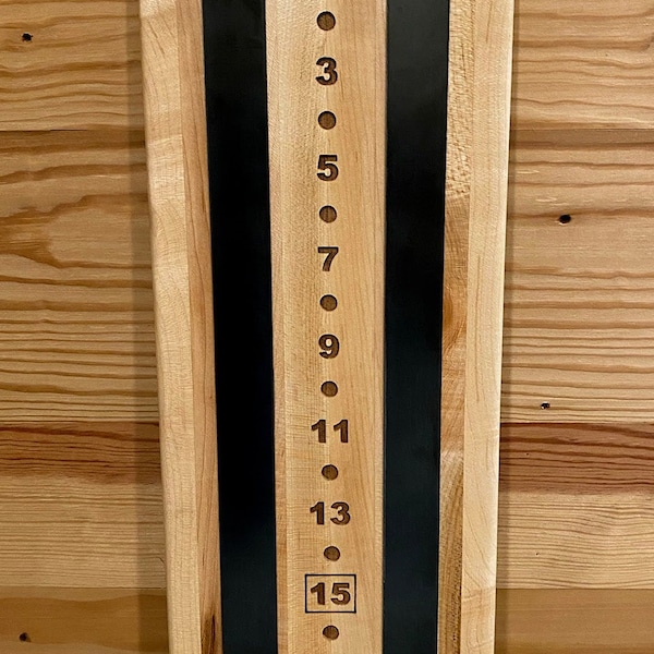 Solid Wood Pool Billiards 8-ball and 9-ball Rack Wall Mount Holder ...