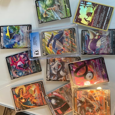 Pokemon Card Ultra Rare Mystery Pack 2 Guaranteed Ultra Rares Holo Rare ...