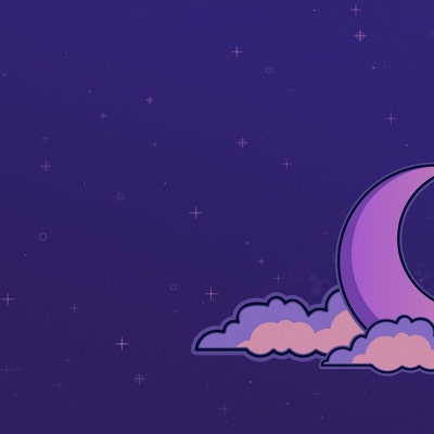 Cute Alchemy Magic Moon and Stars Mystic Lunar Computer Desktop Theme ...