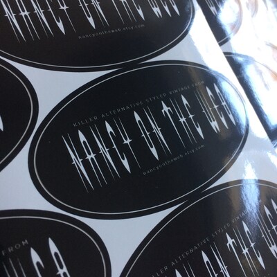 Custom. Add Your Design Circle Stickers // WATERPROOF - Etsy