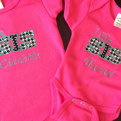 Baby Brother Embroidery Machine Design Monogram Font Instant Download ...