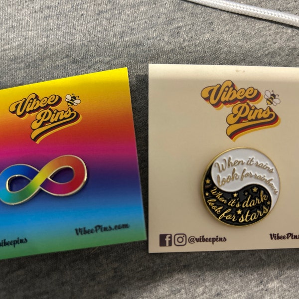 Neurodivergent Infinity Enamel Pin - Etsy Canada