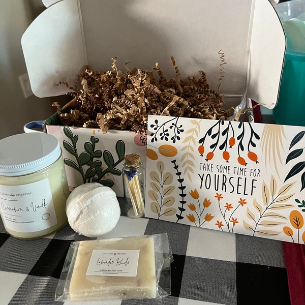 Relaxation Gifts for Women, Gift for Her, Care Package, Mini Spa Gift ...
