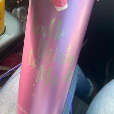 Hello 30 Glitter Wine Glass Birthday Wine Glass 30th Birthday Dirty ...