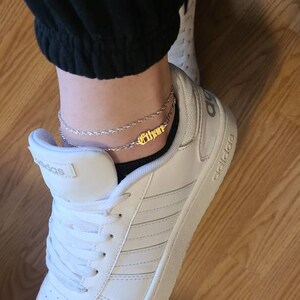 Personalized Name Bracelet or Anklet, Customized Name Bracelet/anklet ...