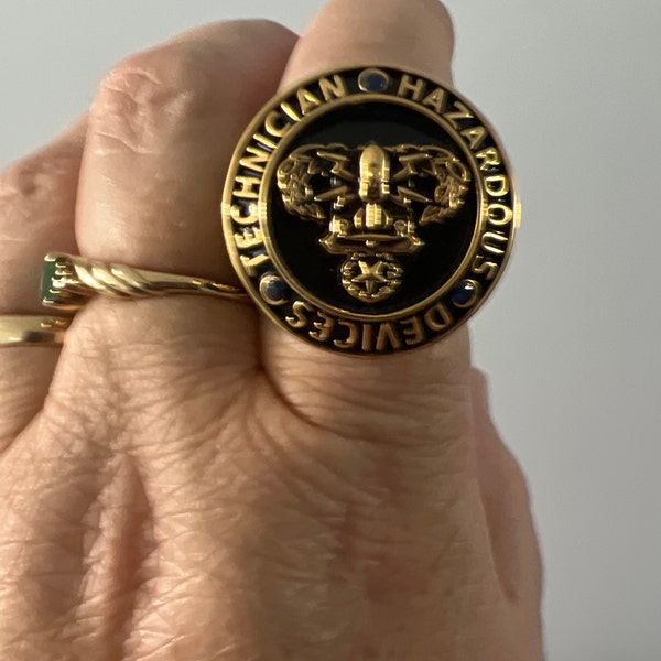 EOD 18K Gold Plated Ring - Etsy