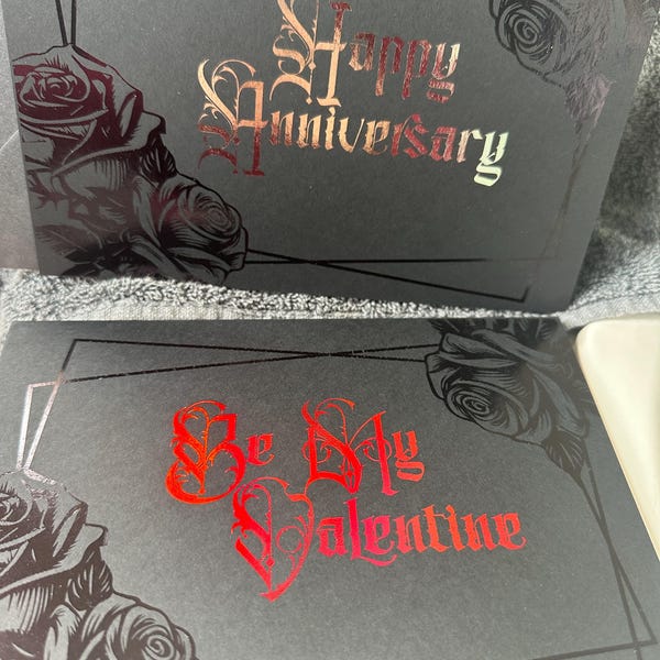 Nu Metal Birthday Card | Last Resort Emo Lyric Greeting | Glossy Black ...