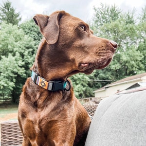 Treeline Dog Collar Trees Forest Nature Outdoors - Etsy