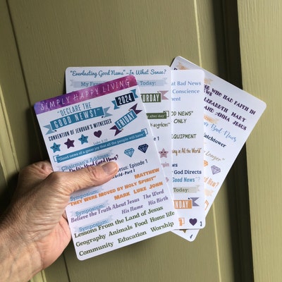 TALK TITLE STICKERS Declare the Good News 2024 Regional Convention of ...