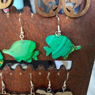 Nautical Earring SVG, Nautical Earrings Template SVG Files for ...