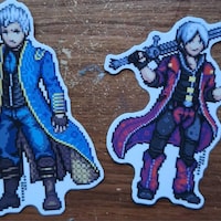 Final Fantasy 16 Pixel Art Stickers | Clive Rosfield Jill Warrick ...