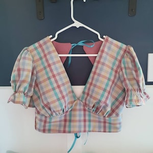 Twist Front Crop Top PDF Sewing Pattern Printable Sewing - Etsy