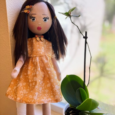 Doll Dress PDF Sewing Pattern and Tutorial for Studio Seren - Etsy UK