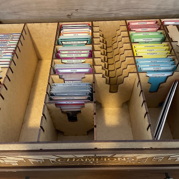 Champion Box Marvel Champions the Card Game Storage Solution LCG Card ...