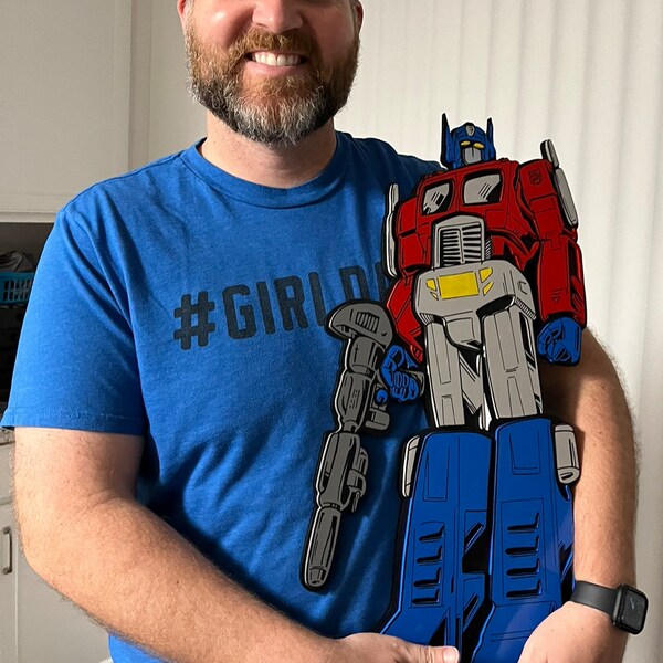 Optimus Prime Wooden Sign - Etsy